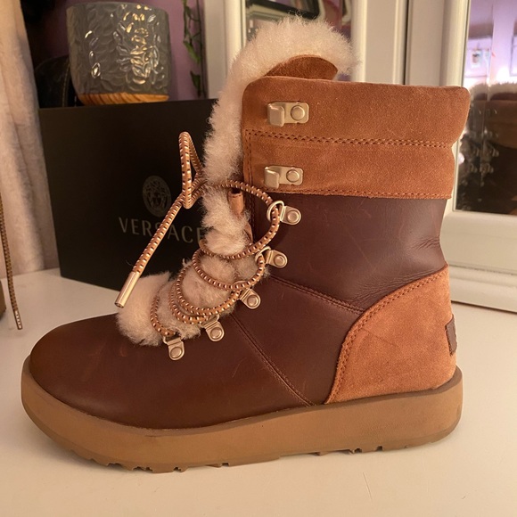 UGG | Shoes | Ugg Limited Edition Leather Boots | Poshmark